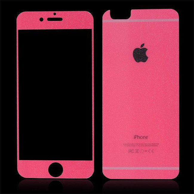 iPhone 6 4.7inch Front and Back Color Tempered Glass screen protector