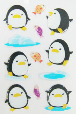 Cartoon Custom Puffy Stickers 3D Dimensional For Children