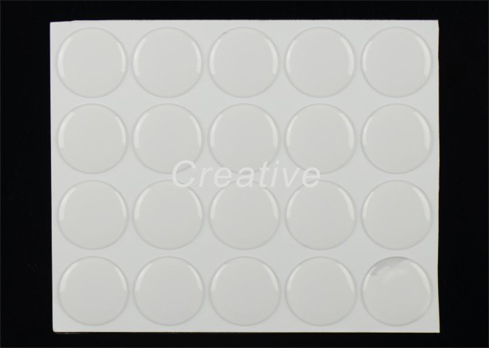 1 Inch Clear Epoxy Bottle Cap Stickers / Crystal Clear Epoxy Resin Stickers
