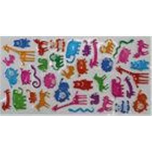 Lovely Japan Style Animals 3D Clear PVC Dimensional Puffy Stickers For Kids