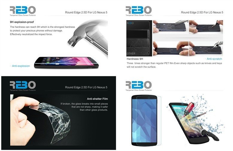 LG Cell Phone Tempered Glass Screen Protector NSG TOYO AB Glue