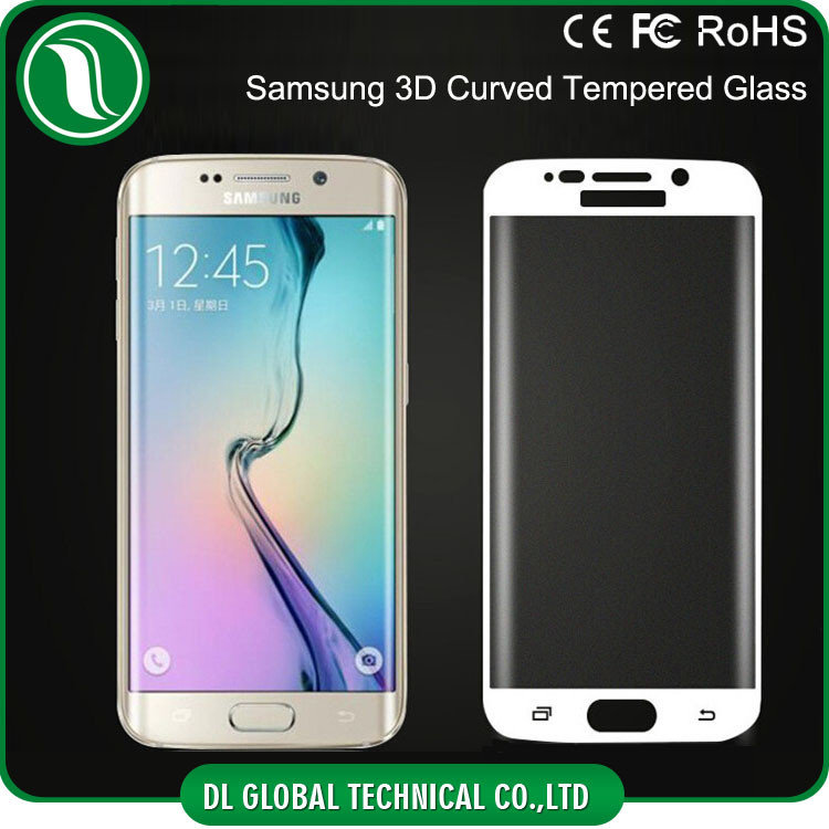 3D Curved Edge Samsung Galaxy S6 Tempered Glass Screen Protector Shield