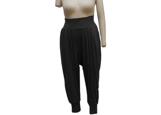 China Trendy Women'S Lightweight Summer Pants , Womens High Waisted Pleated Trousers supplier
