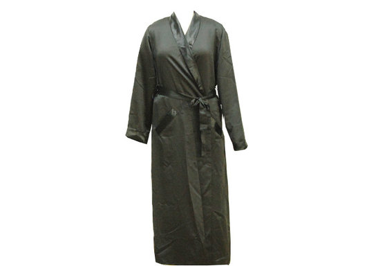 China Full / Floor Length Satin Nightgowns Plus Size , Luxury Hot Ladies Nightwear For Honeymoon supplier