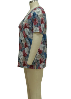 Comfortable Ladies Casual T Shirts Ladies Casual Blouses With Deko Bar Decoration supplier