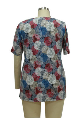 Comfortable Ladies Casual T Shirts Ladies Casual Blouses With Deko Bar Decoration supplier
