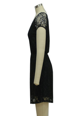 Trendy Women'S Casual Dresses Shining Rhinestone On Shoulder Ladies Work Dresses supplier