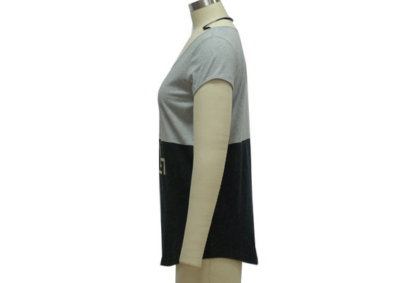 Lady  Casual Shirt , Round Neck T Shirt,Customized Logo Printing ,joint, Breathable, Eco-Friendly supplier