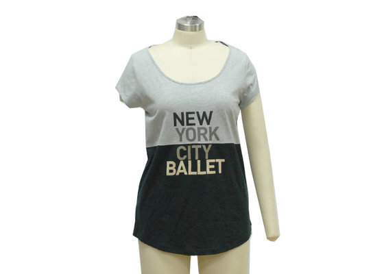 Lady  Casual Shirt , Round Neck T Shirt,Customized Logo Printing ,joint, Breathable, Eco-Friendly supplier