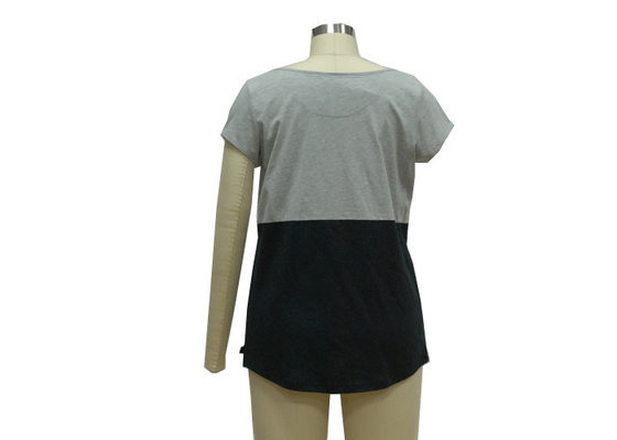 Lady  Casual Shirt , Round Neck T Shirt,Customized Logo Printing ,joint, Breathable, Eco-Friendly supplier