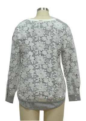 Personality New Design Decoration Lace Up Layer Ladies Pullover Shirt Like Cuff Sewing supplier