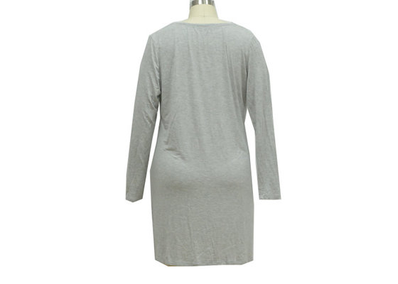 Comfortable Ladies Night Dresses Sleepwear Women'S Long Sleeve Nightshirt OEM supplier