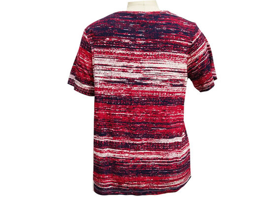 Irregularly Shape Ladies Striped T Shirt , Women'S Collared T Shirts Quick Dry supplier