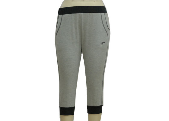 Cute Ladies Casual Pants Women'S Three Quarter Length Trousers High Density Print supplier
