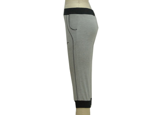 Cute Ladies Casual Pants Women'S Three Quarter Length Trousers High Density Print supplier