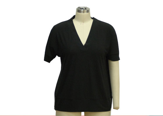 90% Polyester 10% Spandex Casual Ladies Wear Short Sleeve Summer Blouses supplier