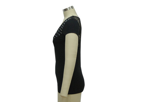 Popular Women'S Business Casual Clothing , Lace Up Front T Shirt Eco Friendly supplier