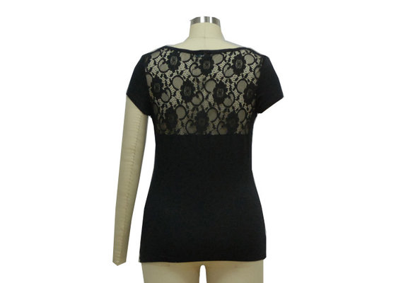 Popular Women'S Business Casual Clothing , Lace Up Front T Shirt Eco Friendly supplier