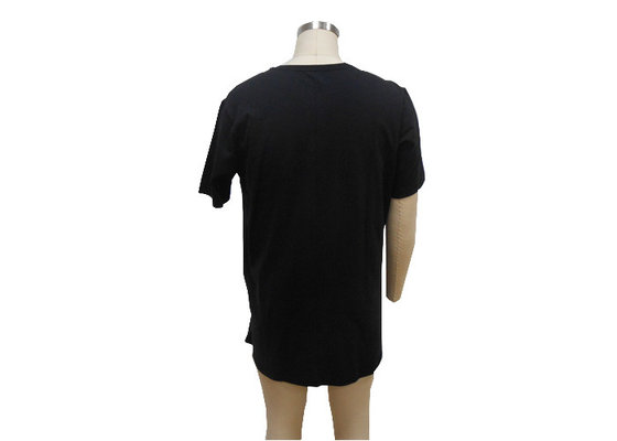 Rubber Stripe Printed Mens Zip Up Polo Shirts , Men'S Polo Shirts With Chest Pocket supplier