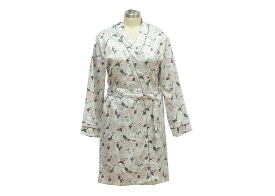 Vintage Ladies Night Sleeping Dress , Long Sleeve Winter Nightgowns Breathable supplier