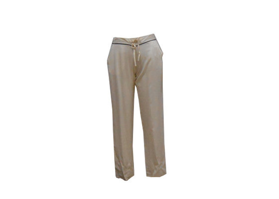 Broad Leg Women'S Business Casual Pants , Elegant Women'S Poplin Pants supplier