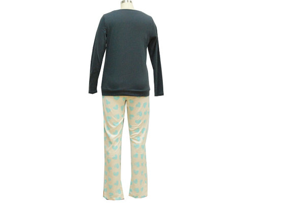 Plus Size Green Ladies Pajama Sets Three Piece Pajama Sets For Cold Wheather supplier