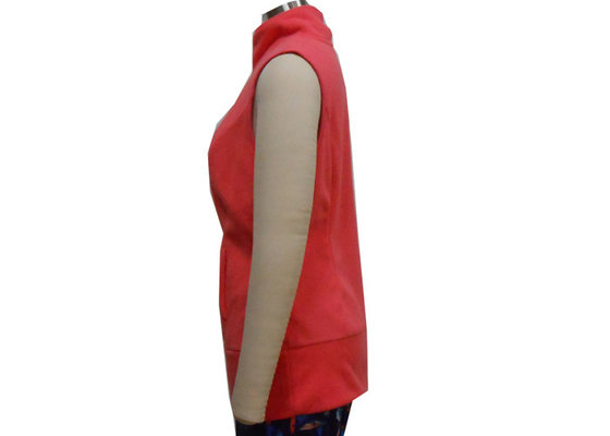 Trendy Beading Ladies Sleeveless Cardigan Waistcoats , Womens Sleeveless Vest Jacket supplier
