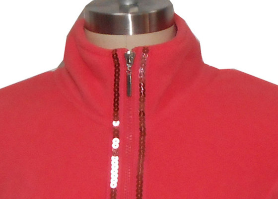 Trendy Beading Ladies Sleeveless Cardigan Waistcoats , Womens Sleeveless Vest Jacket supplier