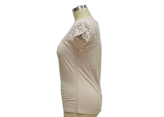 Fitness Off The Shoulder Loose T Shirts , Viscose T Shirt Women'S Fashion Tops supplier