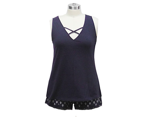 One Piece Ladies Loungewear Sets Women'S Sleepwear Short Sets Special Design supplier