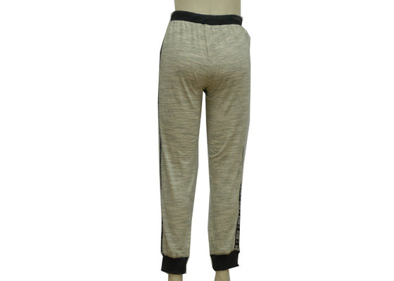 Plus Size Women'S French Terry Pants , Beige Womens Casual Sweatpants supplier
