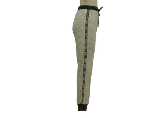 Plus Size Women'S French Terry Pants , Beige Womens Casual Sweatpants supplier