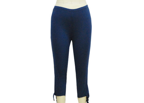 Breathable Women'S 3 4 Length Trousers , Ladies Loose Pants Butterfly Tie Wrap supplier