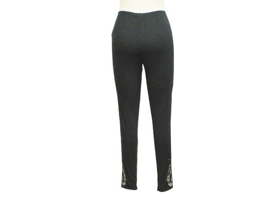 Comfortable Ladies Casual Pants Women'S Sports Trousers Rhinestone Decoration supplier