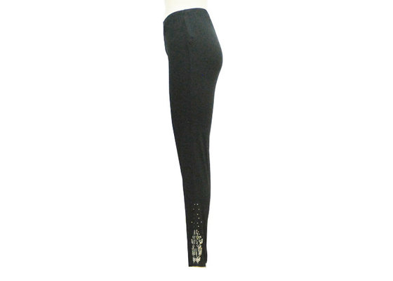 Comfortable Ladies Casual Pants Women'S Sports Trousers Rhinestone Decoration supplier