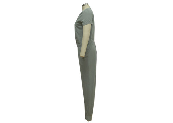 Short Sleeve Bodycon Jumpsuit Romper , Women'S Loungewear Jumpsuit Comfortable supplier