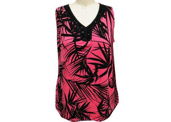 Latest Funky Hollow Out Ladies Tank Tops Satin Camisole Tops Fathionable supplier