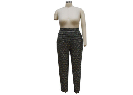 Nice Oversized Girls / Ladies Casual Pants With Two Pockets Anti Wrinkle OEM Available supplier