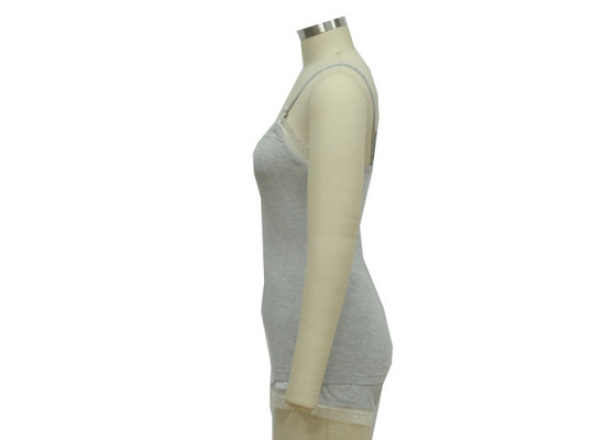 Homestyle Ladies Loungewear Sets Super Soft Womens Pajamas Lace Decoration supplier
