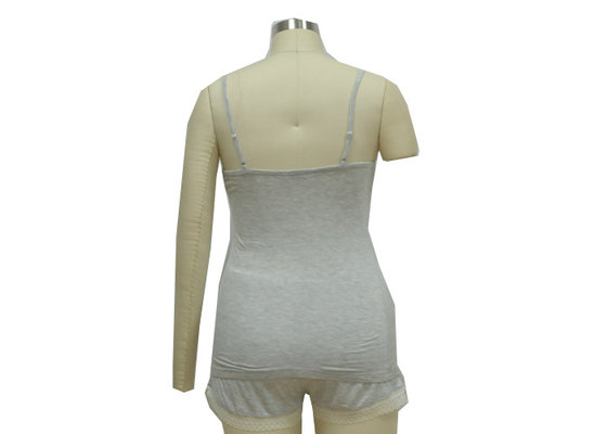 Homestyle Ladies Loungewear Sets Super Soft Womens Pajamas Lace Decoration supplier