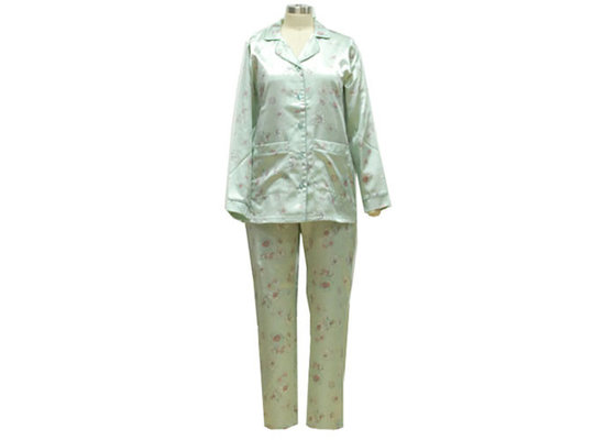Pint Satin Inside Brushed  Ladies Pajama Sets Warmest Women'S Winter Pajamas supplier