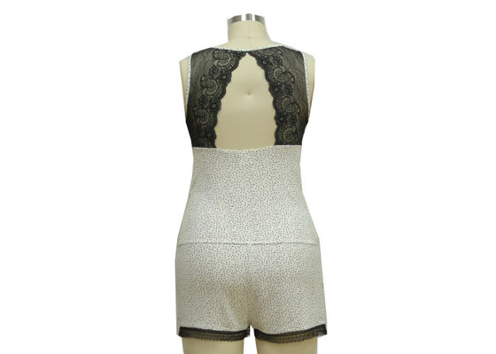 Suspender Ladies Casual Jumpsuits Romper Suit Back And Bottom Laced supplier