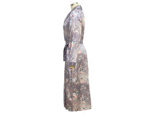 Beautiful Ladies Night Dresses Sleepwear 83% Polyester 17% Cotton Lace Nightgown supplier