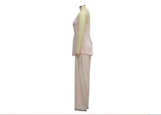Pink Cute Women'S Petite Pajama Sets , Slim Fit Women'S Thermal Pajamas supplier
