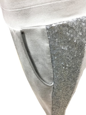 Sequins Decorated Womens Casual Suits ,  French Terry Ladies Two Piece Suits supplier