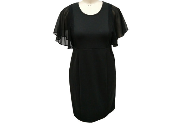 Crew Neck Women'S Casual Dresses Casual Black Maxi Dress Rome Fabric supplier