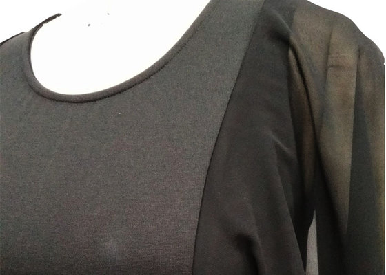 Crew Neck Women'S Casual Dresses Casual Black Maxi Dress Rome Fabric supplier