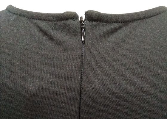 Crew Neck Women'S Casual Dresses Casual Black Maxi Dress Rome Fabric supplier