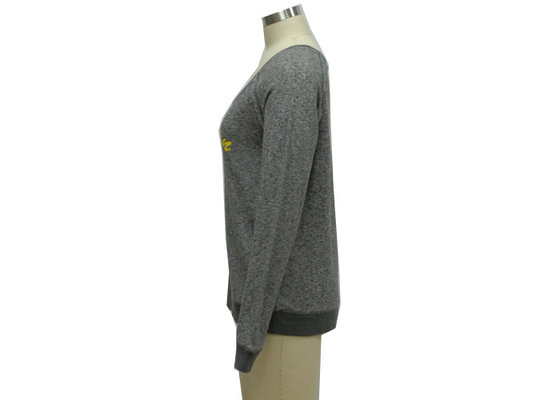 Lady Casual Sweatshirt , Long Sleeve Sweatshirt With Printing supplier