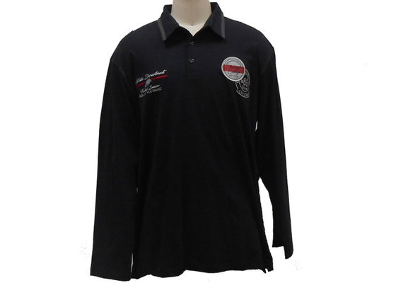 100% Cotton Jersey Peached Mens Polo T Shirts / Mens Slim Fit Polo T Shirts For Spring supplier